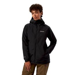 Berghaus Damen Funktionsjacke "DELUGE PRO 3.0 INSULATED JACKET"schwarz, schwarz, Gr. XL, Obermaterial: 100% Polyester. Futter: 100% Polyamid.