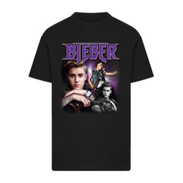 F4NT4STIC Damen T-Shirt "Justin Bieber Iconic", schwarz, Gr. XXL, Obermaterial: 100% Baumwolle, Shirts, Streetwear Fashion