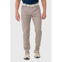 Cipo & Baxx CIPO & BAXX Herren Stoffhose "Hose", beige, Gr. 30, unifarben, 41% Baumwolle, 37% Polyester, 20% Viskose, 2% Elasthan, Hosen, im unifarbenen Look