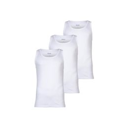 BOSS Herren Unterhemd "Unterhemd TankTop 3P Classic 3er Pack", Gr. M, wei&szlig;, Obermaterial: 100% Baumwolle CO., Unterhemden