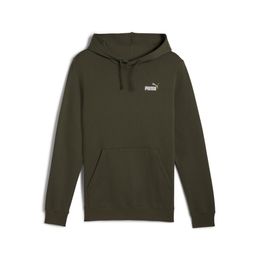 Puma Herren Hoodie "Essentials 2 Colour Small No. 1 Logo Hoodie Herren", gr&uuml;n, Gr. S, Obermaterial: 34% Polyester, 66% Baumwolle; Kapuzenfutter: 100%