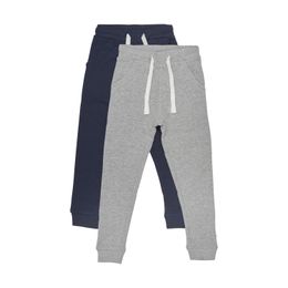 Minymo M&auml;dchen Jogginghose "Jogginghose MIBasic", blau, Gr. 122, unifarben, Web, Obermaterial: 100% Baumwolle CO., Hosen