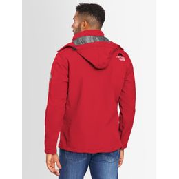 Arctic Seven Herren Softshelljacke "ASAdventuraa", rot, Gr. L, Obermaterial: 96% Polyester, 4% Elasthan; Innenseite: 100% Polyester, Jacken,
