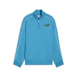Puma Jungen Sweatshirt "Super Puma T7 Sweatshirt Jungen", blau, Gr. 164, 100% Baumwolle, Sweatshirts