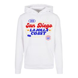 F4NT4STIC Herren Kapuzenpullover "San Diego HOODIE", wei&szlig;, Gr. XXL, Obermaterial: 50% Baumwolle, 50% Polyester, Pullover, Print