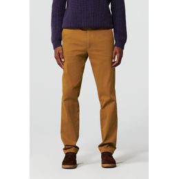 MEYER Herren Chinos "Oslo", braun, Gr. 25, unifarben, 99% Baumwolle, 1% Elasthan, Hosen, mit Dehnbund
