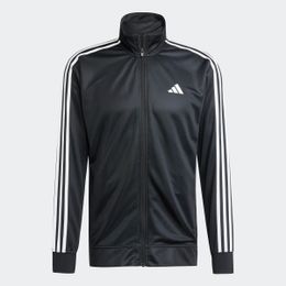 Herren Trainingsjacke "TR-ES 3S T-TOP", schwarz, Gr. M, adidas Performance, Obermaterial: 100% Polyester, Jacken