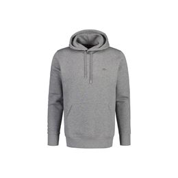 Gant Herren Sweatshirt "Sweatshirt REGULAR SHIELD HOODIE", grau, Gr. S, Obermaterial: 78% Baumwolle CO. 22% Polyester PES., Sweatshirts