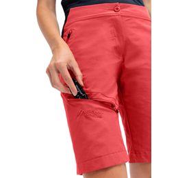 Maier Sports Damen Outdoorhose "Inara Short Vario", rot, Gr. 40, 90% Polyamid; 10% Elasthan, Hosen, Damen Shorts, kurze Wanderhose, Outdoor-Hose, 4