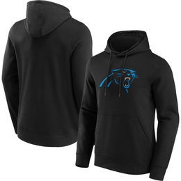 Fanatics Damen Kapuzenpullover "Fanatics Hoodie Carolina Panthers Primary Logo Graphic", schwarz, Gr. XL, 80% Baumwolle, 20% Polyester, Pullover