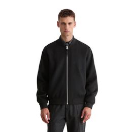 Marc O'Polo MARC O'POLO Herren Outdoorjacke "aus recyceltem Woll-Mix", schwarz, Gr. XL, unifarben, Obermaterial: 50% Wolle (Schafwolle), 48% Polyester, 1%