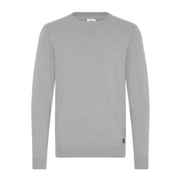 !Solid SOLID Herren Strickfleece-Pullover "Strickpullover SDAkant", grau, Gr. XXXL, Obermaterial: 70% Baumwolle CO recyc.. 30% Polyester Pol. recyc..,