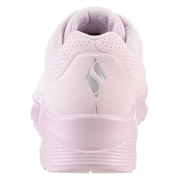 Skechers Damen Sneaker "Street Uno - Stand on Air", Gr. 35, rosa, Lederimitat, Schuhe, Freizeitschuh, Halbschuh, Schn&uuml;rschuh mit Memory Foam
