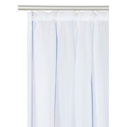 Vorhang WIRTH, B:750cm H:145cm, blau, Polyester, Wohnzimmer, Gardinen, "Betsy", Store