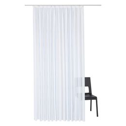 Vorhang WIRTH, B:450cm H:175cm, blau, Polyester, Wohnzimmer, Gardinen, "Betsy", Store