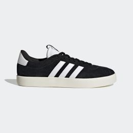 Damen Sneaker "VL COURT 3.0", adidas Sportswear, Gr. 37, schwarz-wei&szlig;, Leder, Synthetik, Schuhe, inspiriert vom Design des adidas samba