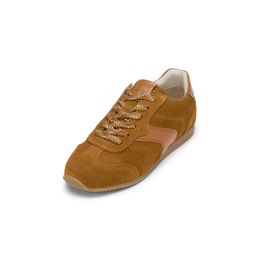 Marc O'Polo MARC O'POLO Damen Sneaker "aus softem Veloursleder", Gr. 36, braun, Obermaterial: 80% Leder, 20% Polyurethan, Schuhe