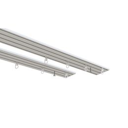 Gardinenschiene OTTO HOME, L:100cm T:8,4cm, wei&szlig;, Aluminium, Gardinenstangen, "Tanbul"