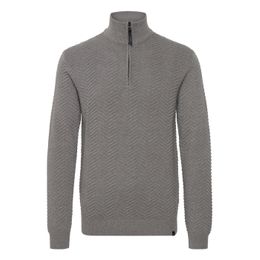 INDICODE Herren Troyer "Troyer IDBanjamon", grau, Gr. M, Obermaterial: 100% Baumwolle CO., Pullover