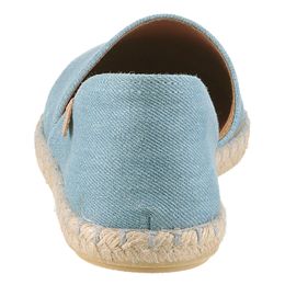 VERBENAS Damen Espadrille "CARMEN DENIM", Gr. 35, blau, Textil, Schuhe, Slipper, Sommerschuh, Strandschuh im Jeanslook