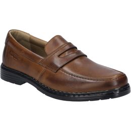 Josef Seibel Herren Slipper "Alastair 06, cognac", Gr. 43, braun, Obermaterial: 100% Rindsleder Leather cow., Schuhe