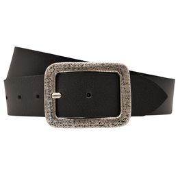 AnnaMatoni Damen Lederg&uuml;rtel "AnnaMatoni Lederg&uuml;rtel Tea Lederg&uuml;rtel Tea", schwarz, Gr. 90, 100% Leder, G&uuml;rtel