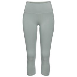 active by Lascana LASCANA ACTIVE Damen 3/4-Leggings, Gr. 32, gr&uuml;n, Obermaterial: 95% Baumwolle, 5% Elasthan, unifarben, Basic, Hosen, mit Handytasche, Loungewear