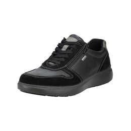 IMac Herren Sneaker "IMac Sneaker Leder", Gr. 42, schwarz, Leder, Schuhe