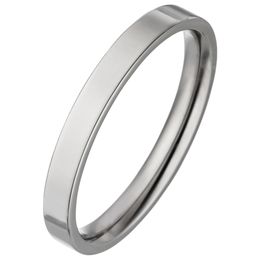 Jobo Damen Partnerring "Ring Titanring Herrenring", 54, Titan, grau, Titan, Fingerringe, Titan