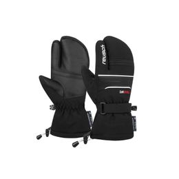 Reusch M&auml;dchen F&auml;ustlinge "Kondor R-TEX XT Junior Lobster", schwarz-wei&szlig;, Gr. 4,5, mehrfarbig, 87% Polyester, 11% Lederimitat, 2% Elasthan,
