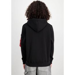Herren Kapuzensweatshirt "Alpha PP Hoody", schwarz, Gr. XL, Alpha Industries, unifarben, Sweatware, Obermaterial: 80% Baumwolle, 20% Polyester,