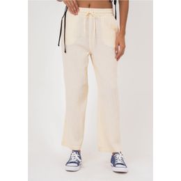 FRESHLIONS Damen 7/8-Hose "Mila", beige, Gr. M, unifarben, 100% Baumwolle, Hosen, im klassischen Design