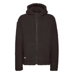 11 Project Herren Funktions-Kapuzensweatjacke "Fellimitatjacke PRDaag", grau, Gr. M, Obermaterial: 100% Polyester PES., Sweatjacken