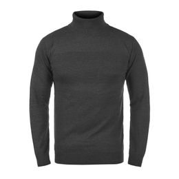 INDICODE Herren Rollkragenpullover "Rollkragenpullover IDErnetto", grau, Gr. XXL, Obermaterial: 80% Baumwolle CO. 20% Polyamid PA., Pullover