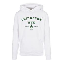 F4NT4STIC Herren Kapuzenpullover "Lexington Ave HOODIE", wei&szlig;, Gr. S, Obermaterial: 50% Baumwolle, 50% Polyester, Pullover, Print