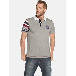 Jan Vanderstorm Herren Poloshirt "Poloshirt DAGINO", grau, Gr. L, Obermaterial: 88% Baumwolle CO. 12% Polyester COOLMAX PES(Coolmax)., Shirts