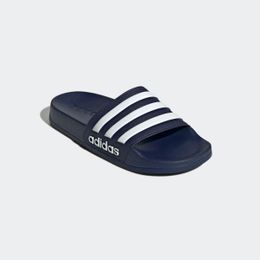 Kinder Badesandale "SHOWER ADILETTE", adidas Sportswear, Gr. 35, blau, Synthetik, Schuhe
