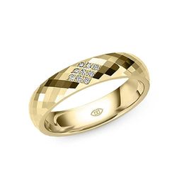 Phoenix PH&Ouml;NIX Damen Trauring "Schmuck Geschenk Partnerring Ehering Goldring", 55,mit Zirkonia, Gelbgold 333, 4mm, gold, Gelbgold 333, Fingerringe, Made in