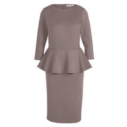 Alba Moda Damen Etuikleid "Kleid Kleid", beige, Gr. 42, Obermaterial: 85% Viskose CV. 15% Elasthan EL., Kleider