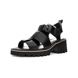 Ara Damen Riemchensandale "Ara Sandalen Leder", Gr. 39, schwarz, Leder, Schuhe