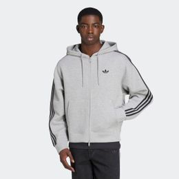 Herren Kapuzensweatshirt "SPACER HOODIE", grau, Gr. L, adidas originals, Obermaterial: 53% Baumwolle, 47% Polyester, Sweatshirts