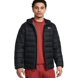 Under Armour Herren Daunenjacke "LEGEND DOWN HOODED JACKET", schwarz-weiß, Gr. XL, Obermaterial: 100% Nylon. Wattierung: 100% Entendaune, Jacken,