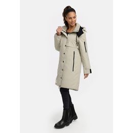 Marikoo Damen Winterjacke "Anoukaa"pebble grau, Gr. M, Obermaterial: 100% Polyester; Futter: 100% Polyester; Wattierung: 100% Polyester; Ärmelfutter: