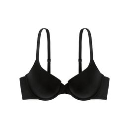 Dorina Damen B&uuml;gel-BH "Michelle", Gr. 75, schwarz, Obermaterial: 56% Polyamid, 32% Polyester, 12% Elasthan, unifarben, BHs, leicht gepolstert,