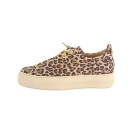 Paul Green Damen Sneaker "Paul Green Sneaker Leder", Gr. 40,5, braun, Leder, Schuhe