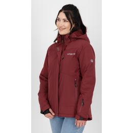 DEPROC Active Damen Winterjacke "MONTREAL WOMEN", rot, Gr. 46, 96% Polyester; 4% Elastan, Jacken, auch in Gro&szlig;en Gr&ouml;&szlig;en erh&auml;ltlich