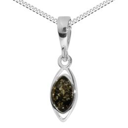 OSTSEE-SCHMUCK Damen Kette mit Anh&auml;nger "OSTSEE-SCHMUCK Kette mit Anh&auml;nger Telia Kette mit Anh&auml;nger Telia", 45cm, Silber 925 (Sterlingsilber), L: 42,