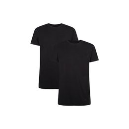 Bamboo basics Herren T-Shirt "T-Shirt RUBEN 2er Pack", schwarz, Gr. XL, Obermaterial: 68% Viskose CV. 28% Baumwolle CO. 4% Elasthan EL., Shirts
