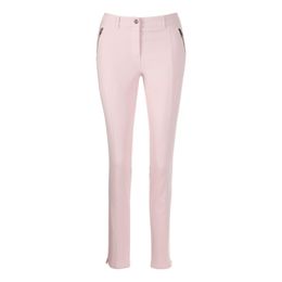 Madeleine Mode MADELEINE Damen Stoffhose "Hose Enge Hose mit Rei&szlig;verschlusstaschen"kitt, Gr. 22, Obermaterial: 74% Viskose CV. 23% Polyamid PA. 3% Elasthan EL.,