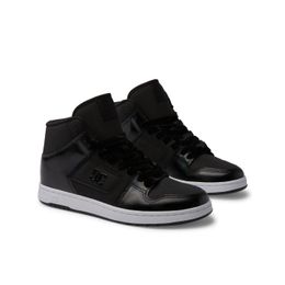 DC Shoes Damen Sneaker "Manteca", Gr. 5,5, schwarz, Obermaterial: Leder (Kuh) / Futter: Textil / Au&szlig;ensohle: Gummi., Schuhe